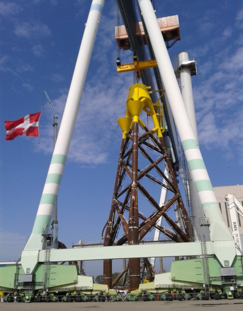 Photo of the Day: Bladt Erects First Baltic 2 Jacket | Offshore Wind