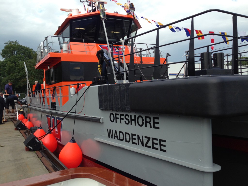 Exclusive: OWS' "Offshore Waddenzee" Vessel Christened | Offshore Wind