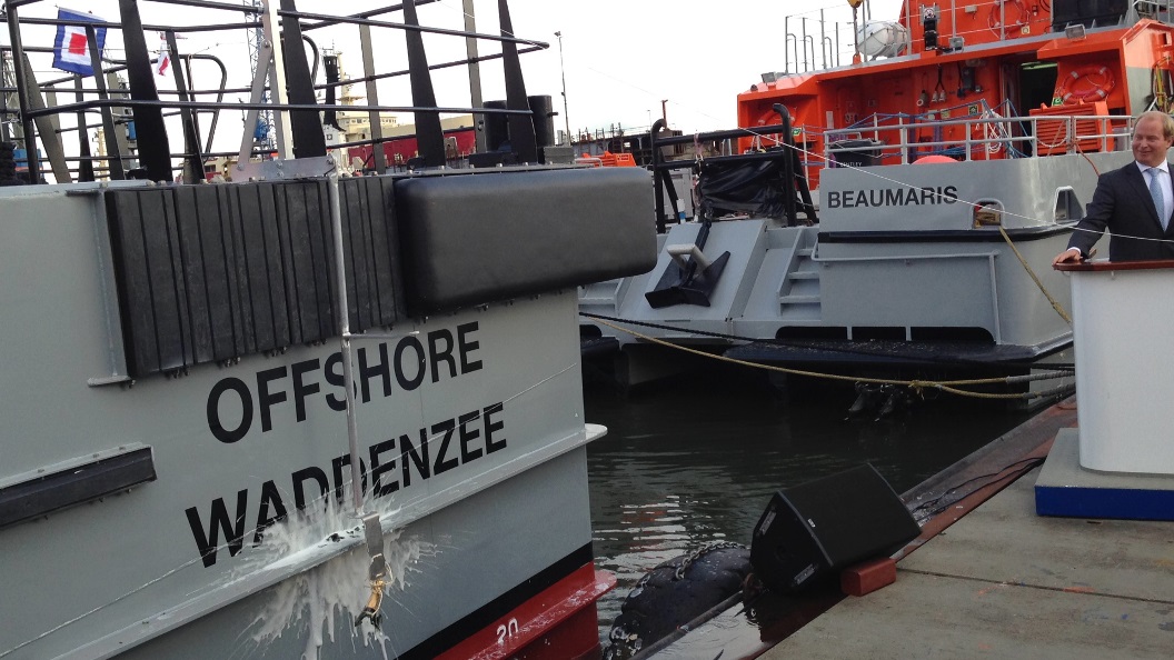Exclusive: OWS' "Offshore Waddenzee" Vessel Christened | Offshore Wind