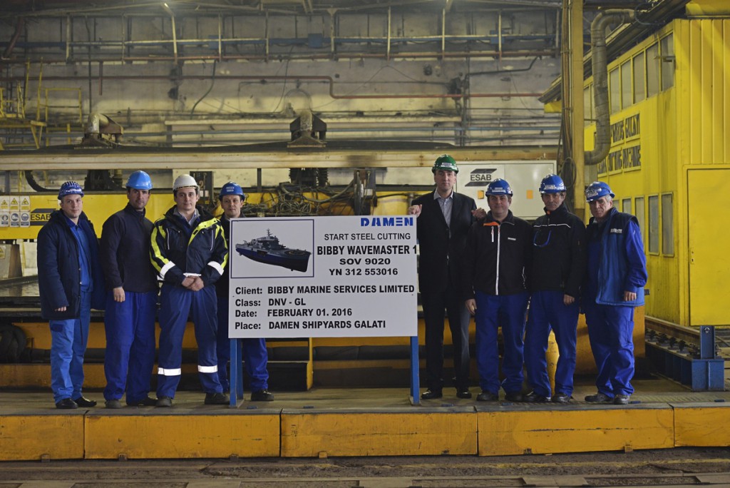 Damen Starts Building 'Bibby WaveMaster 1' | Offshore Wind