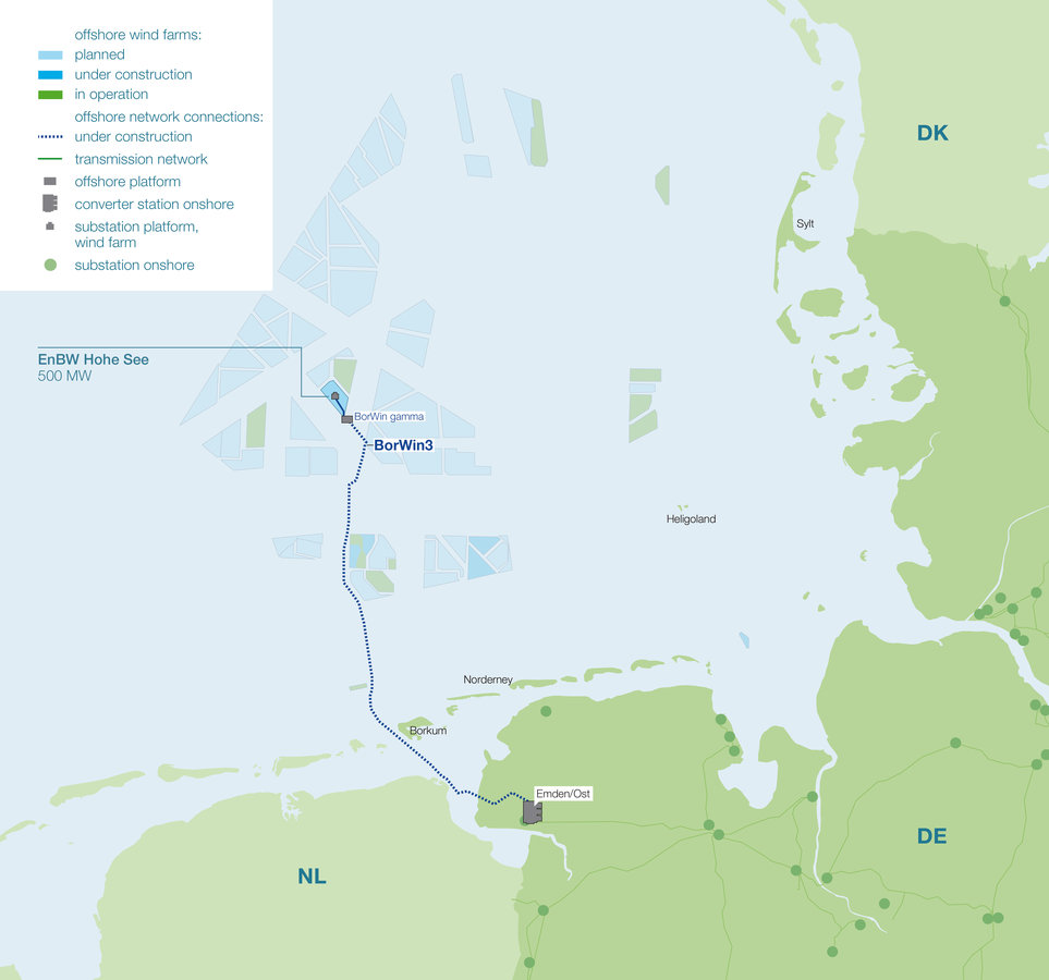 BorWin3 Jacket Assumes Position | Offshore Wind