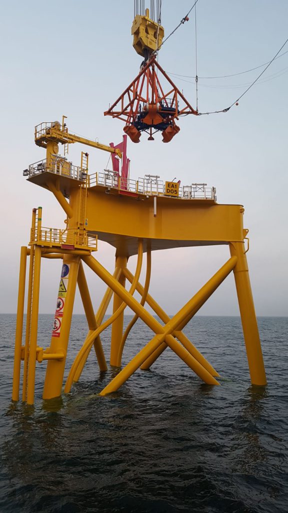 First Jacket Foundation Installed at East Anglia One | Offshore Wind