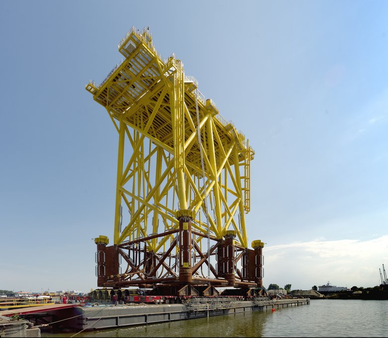 Borssele Alpha Jacket Locked and Loaded | Offshore Wind