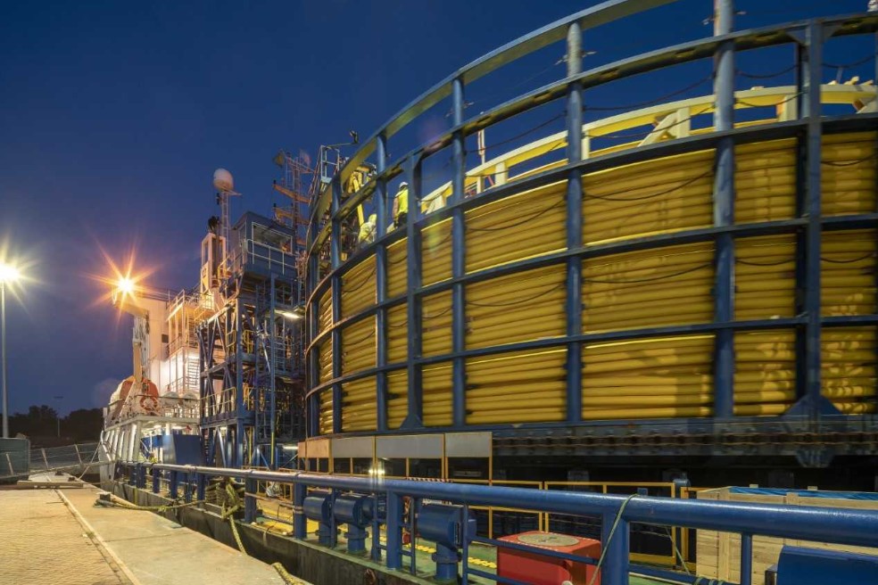 Stemat Spirit Loading Hohe See Cables | Offshore Wind