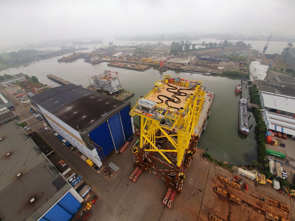 Borssele Beta Jacket Embarks on Barge | Offshore Wind