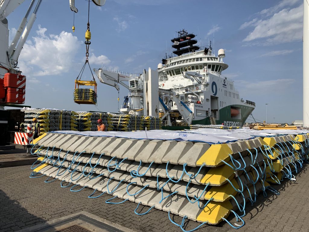 Pipeshield Loads Out EA1 Second Phase Scour Protection | Offshore Wind