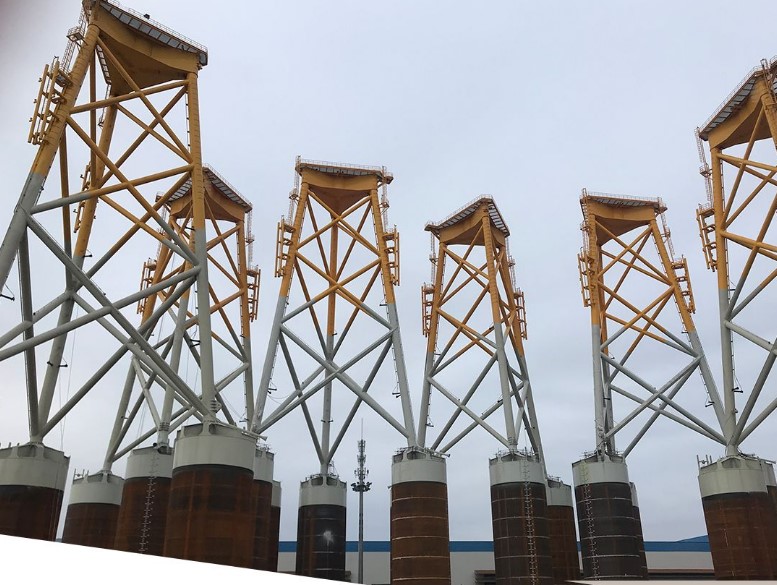 First Suction Pile Jacket Installed at Changle Waihai OWF | Offshore Wind