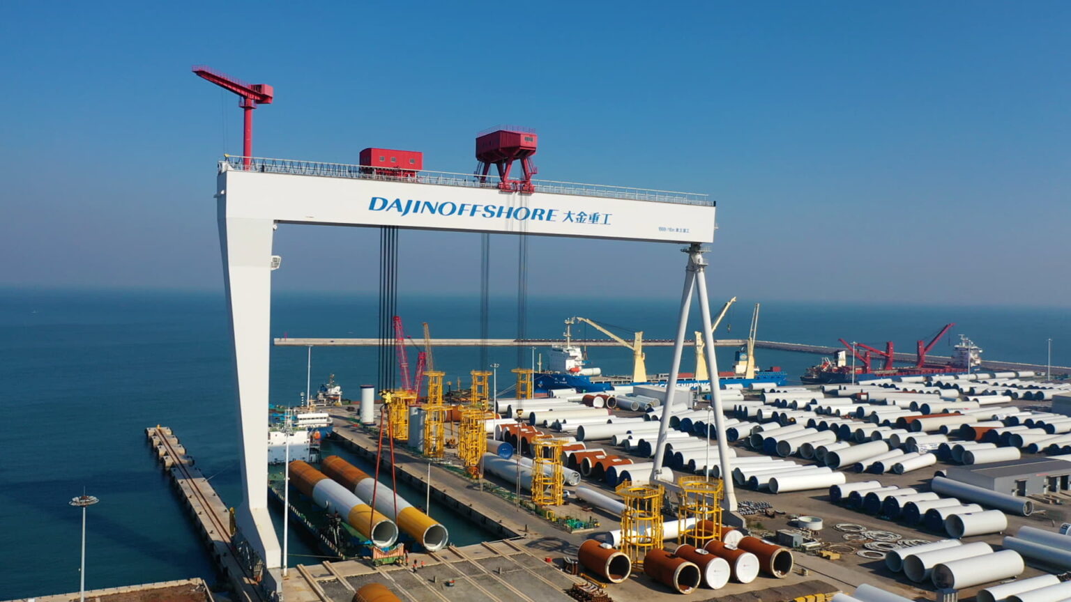 Dajin Heavy Industry Secures Monopile Contract for French Offshore Wind ...