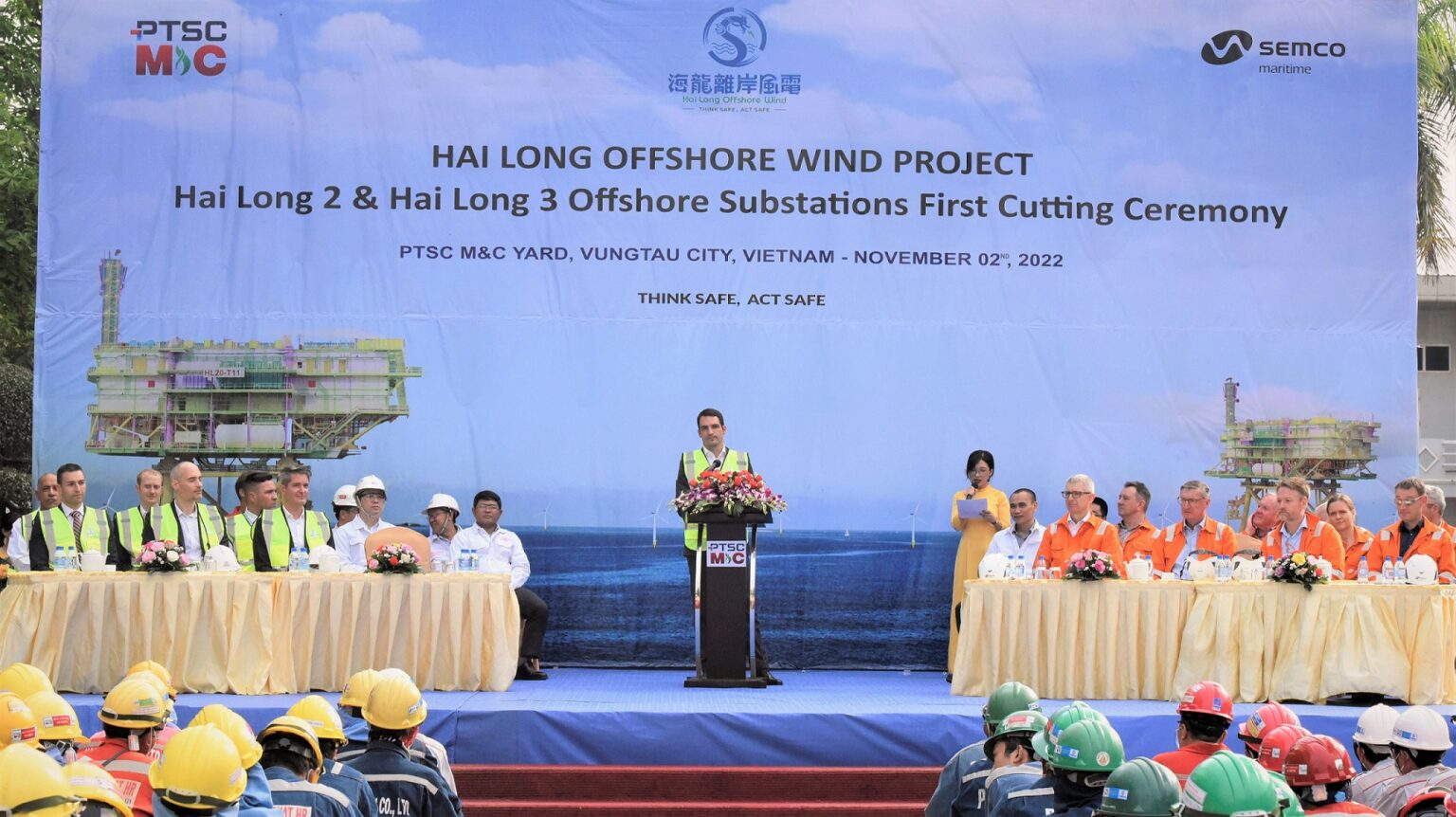 First Steel Cut for Hai Long Offshore Substations | Offshore Wind