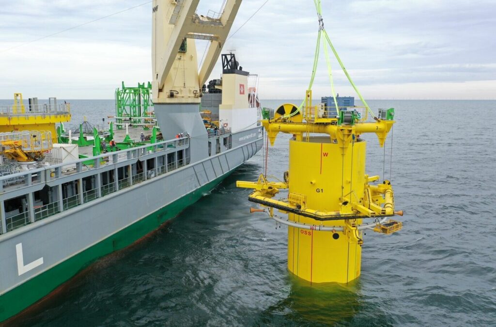 First XXL Monopile Installed at Arcadis Ost 1 | Offshore Wind