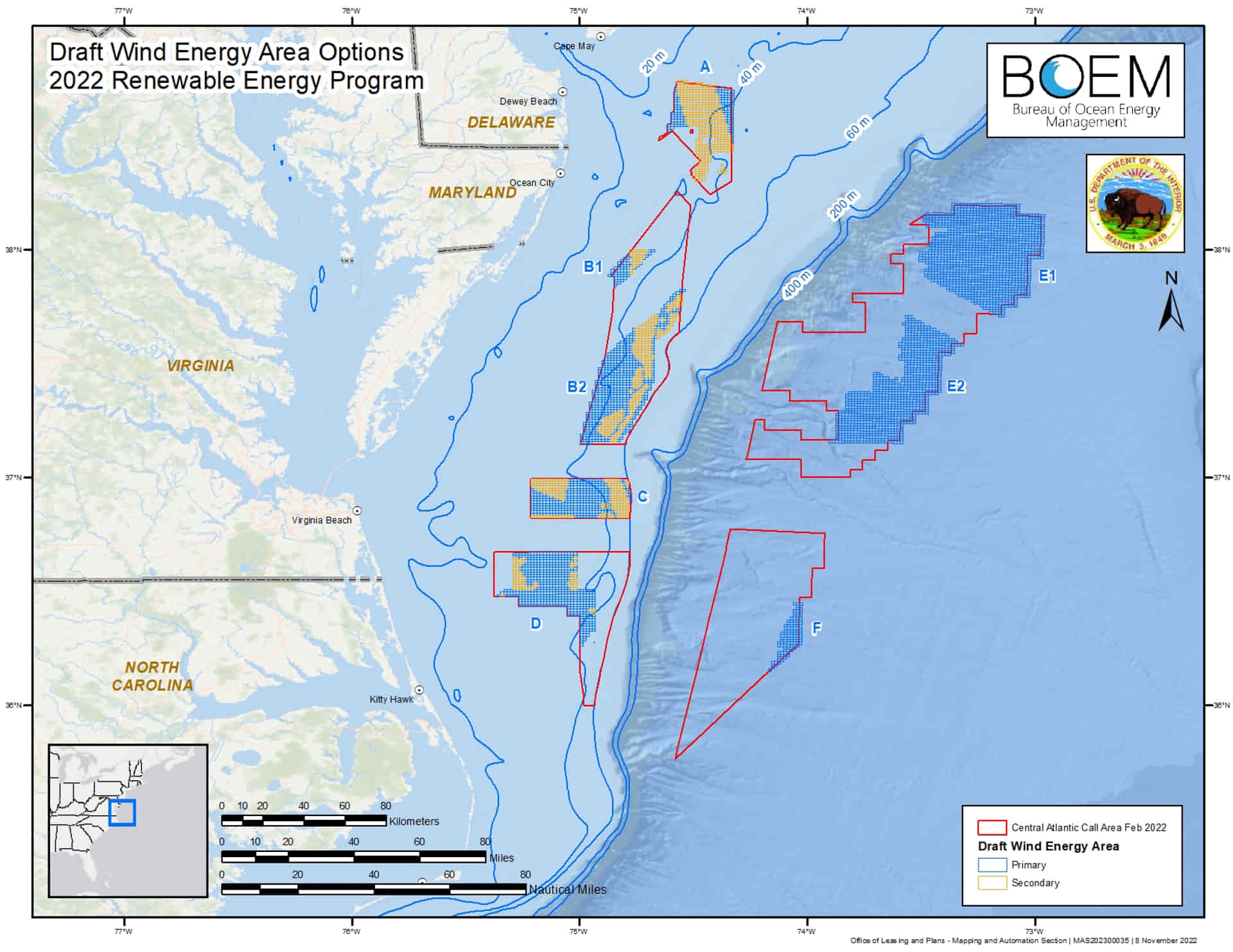 US Identifies Eight Offshore Wind Areas Off Four Central Atlantic ...