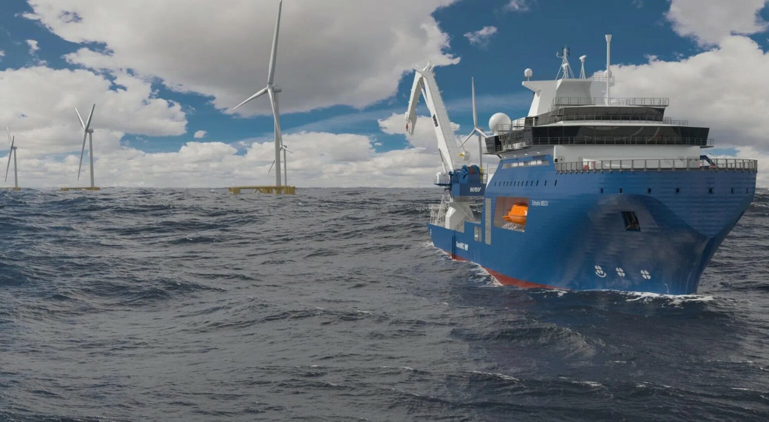 The Netherlands: Damen Unveils Walk to Work Vessel | Offshore Wind