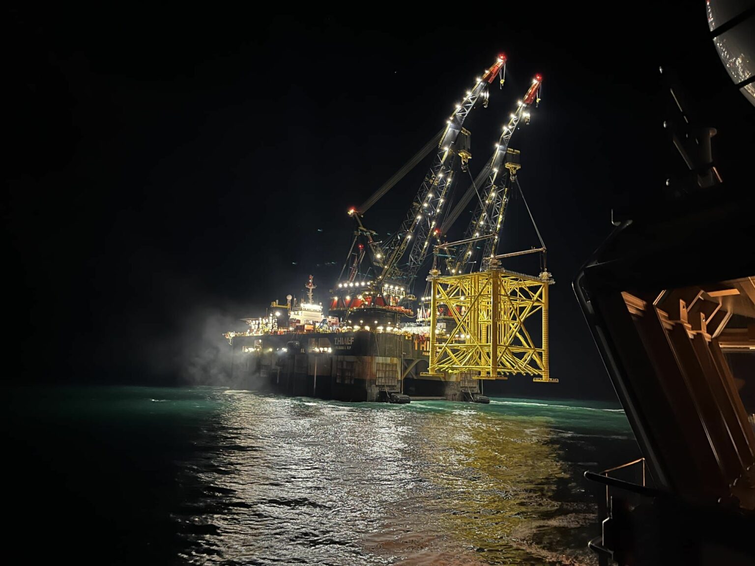 Smulders Puts Together First Beatrice Jacket | Offshore Wind