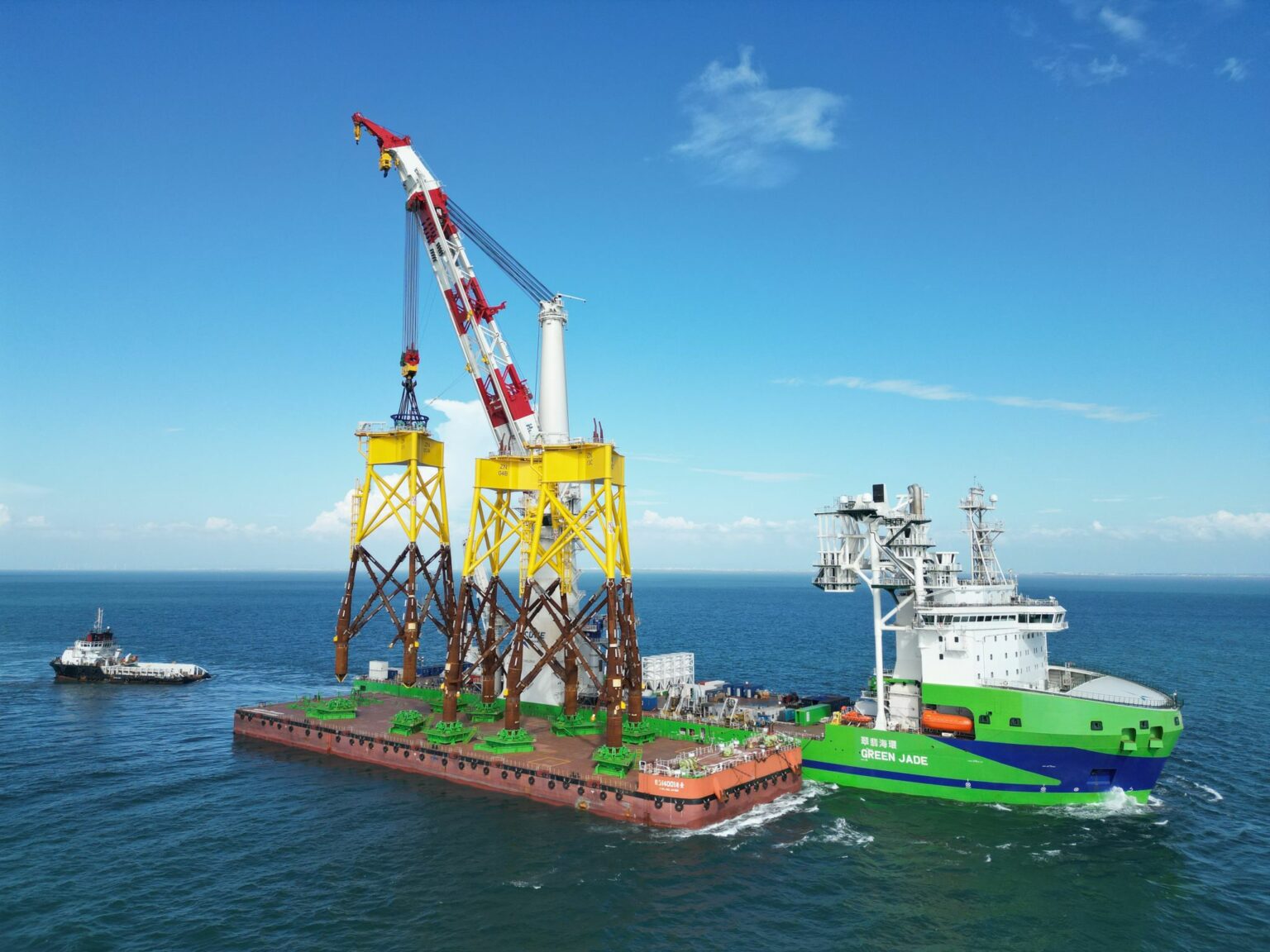 Suction Bucket Jacket Foundation Installed at Borkum Riffgrund 1 ... Suction Bucket Jacket Foundation Installed at Borkum Riffgrund 1 ...