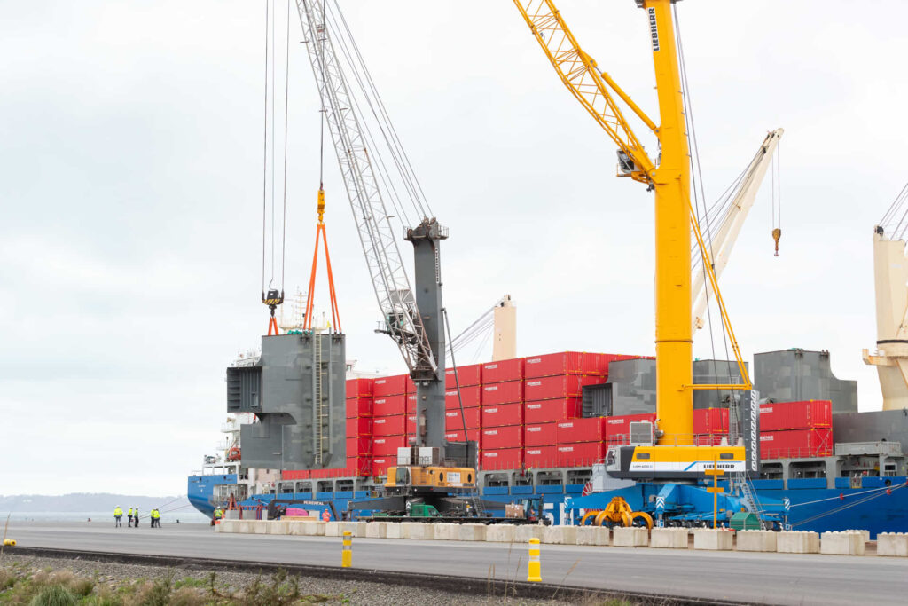 Assembly of 'Largest Floating Wind Turbine on French Atlantic Coast' to ...