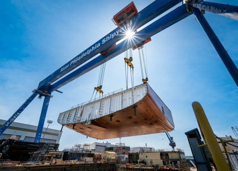Keel Laid for First US Subsea Rock Installation Vessel | Offshore Wind