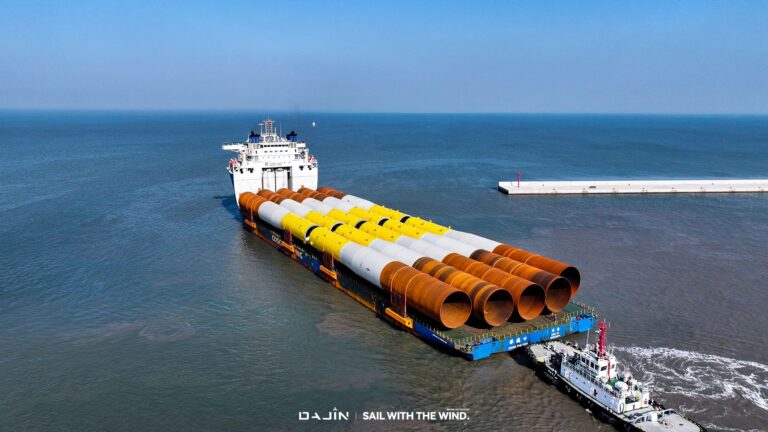 Final Batch of Dajin-Built Monopiles for Danish Thor Offshore Wind Farm ...
