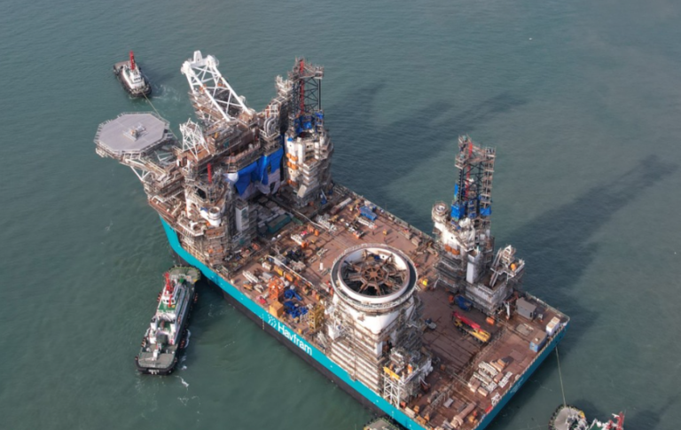 DEME's New WTIV Stretches 124-Metre-Long Legs Ahead of Delivery in Q4 ...
