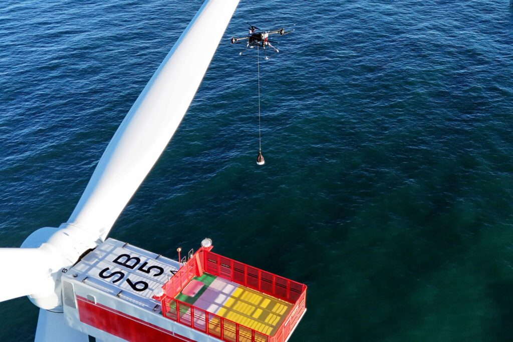 AI-Powered Cargo Drones Tested at Vattenfall’s German Offshore Wind ...