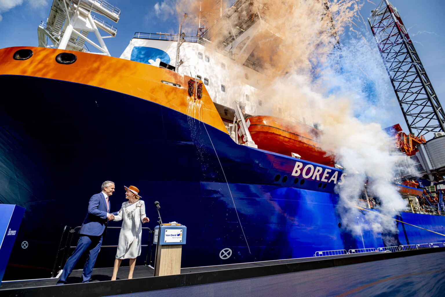 Van Oord Christens Mega Jack-Up | 'Boreas Is World's Largest, Most ...