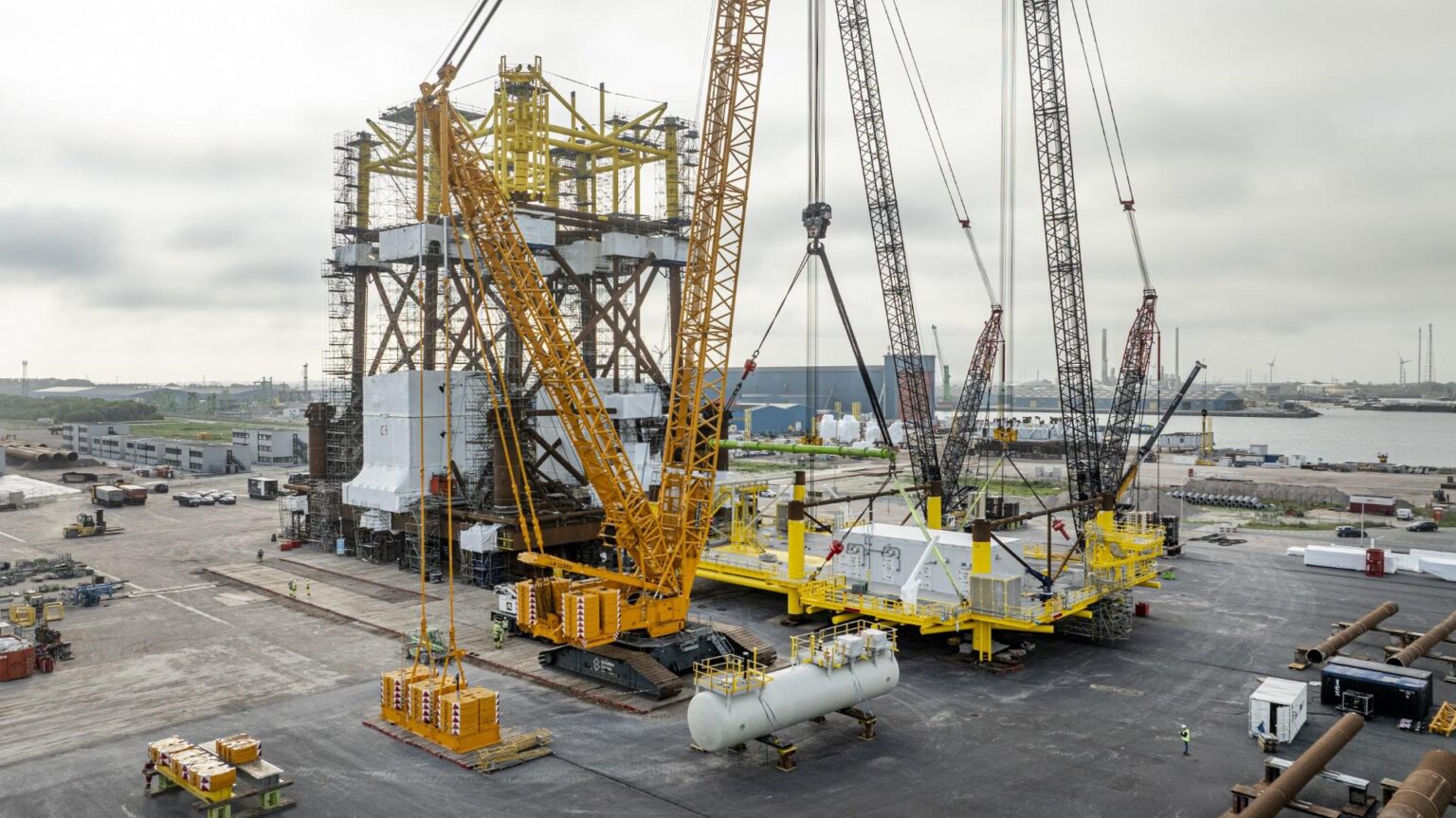Jasmund Offshore Substation Jacket Takes Final Shape | Offshore Wind