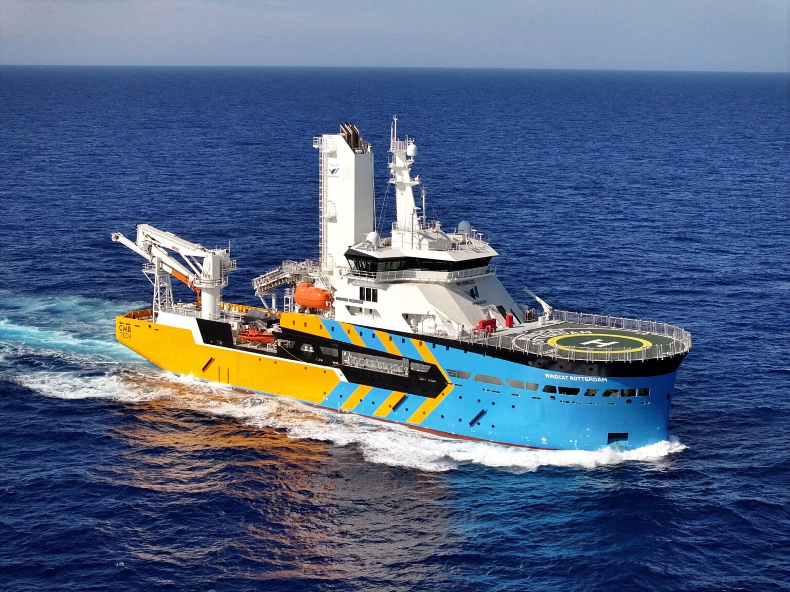First Hybrid CSOV from Windcat's Elevation Series Launched | Offshore Wind