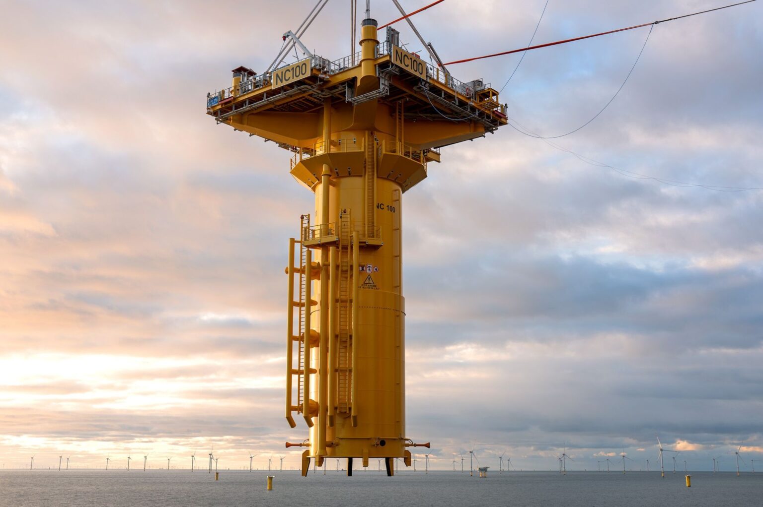 Nordseecluster A Substation Foundations Installed Offshore Germany ...