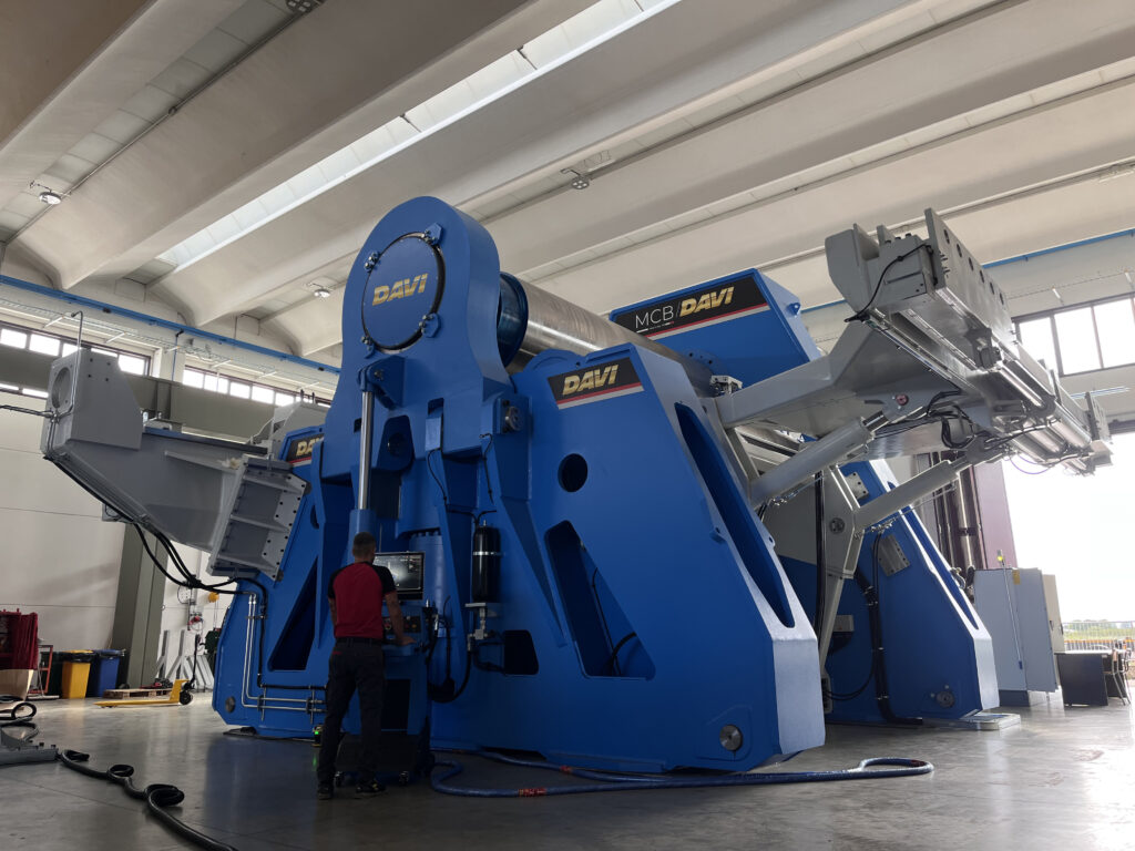 Davi Completes FAT for Titan Wind Energy’s Four Heavy-Duty Plate Rolls ...